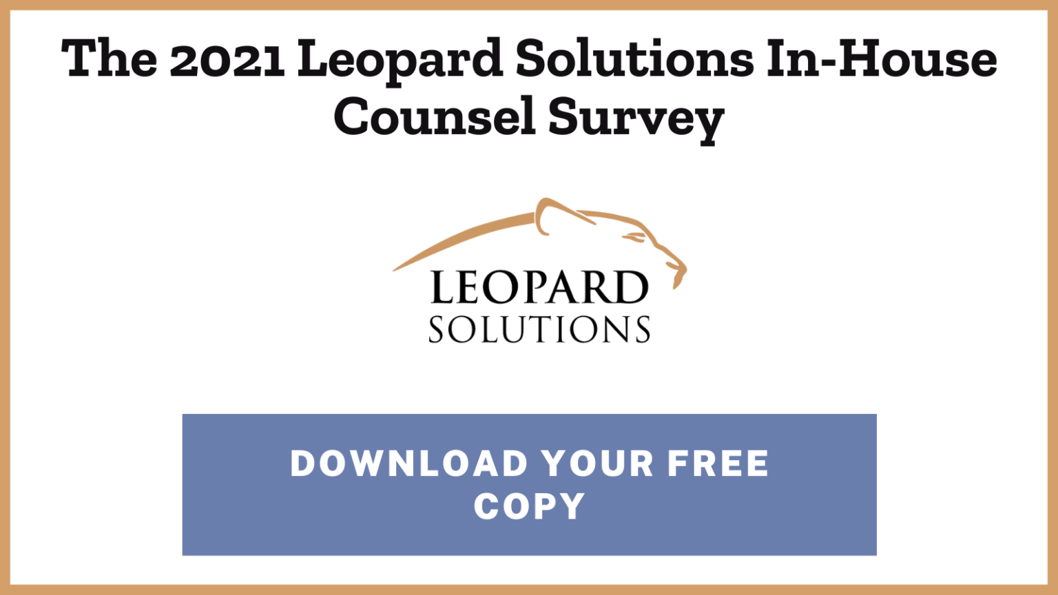 Leopard Solutions Surveys In-House Counsel to Learn What They Really ...