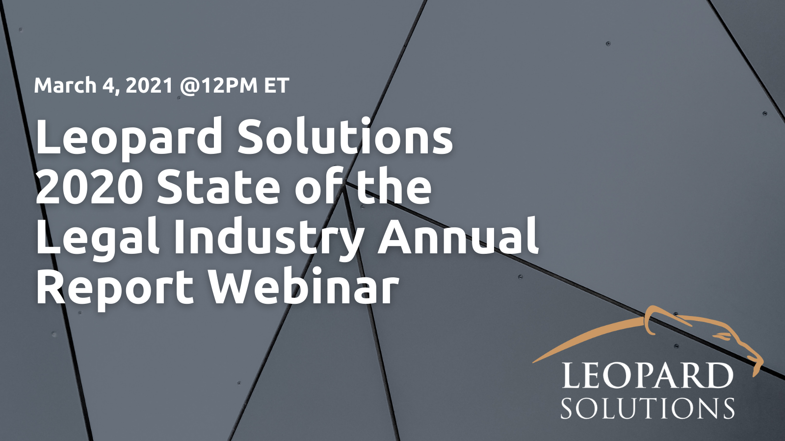 Leopard Solutions to Host 2020 State of the Legal Industry Annual ...