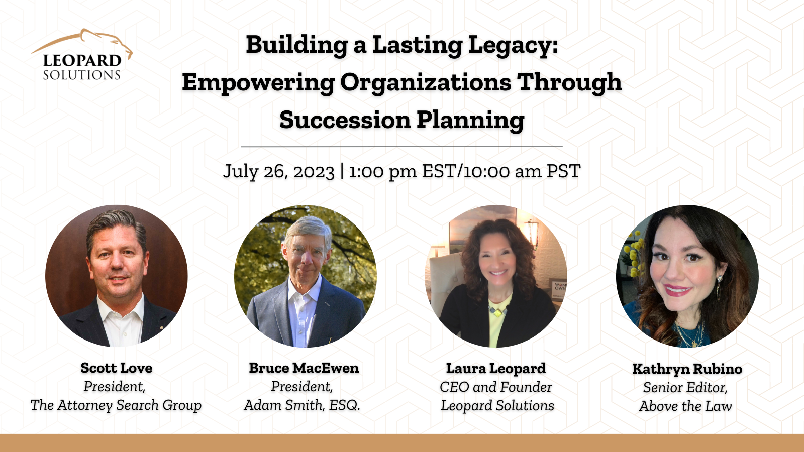Building a Lasting Legacy Webinar - Leopard Solutions Building a Lasting Legacy Webinar - Leopard Solutions